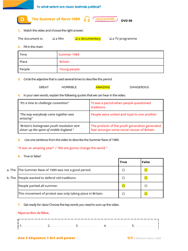 Lmut Axe3 s1 Docd Corrig | PDF