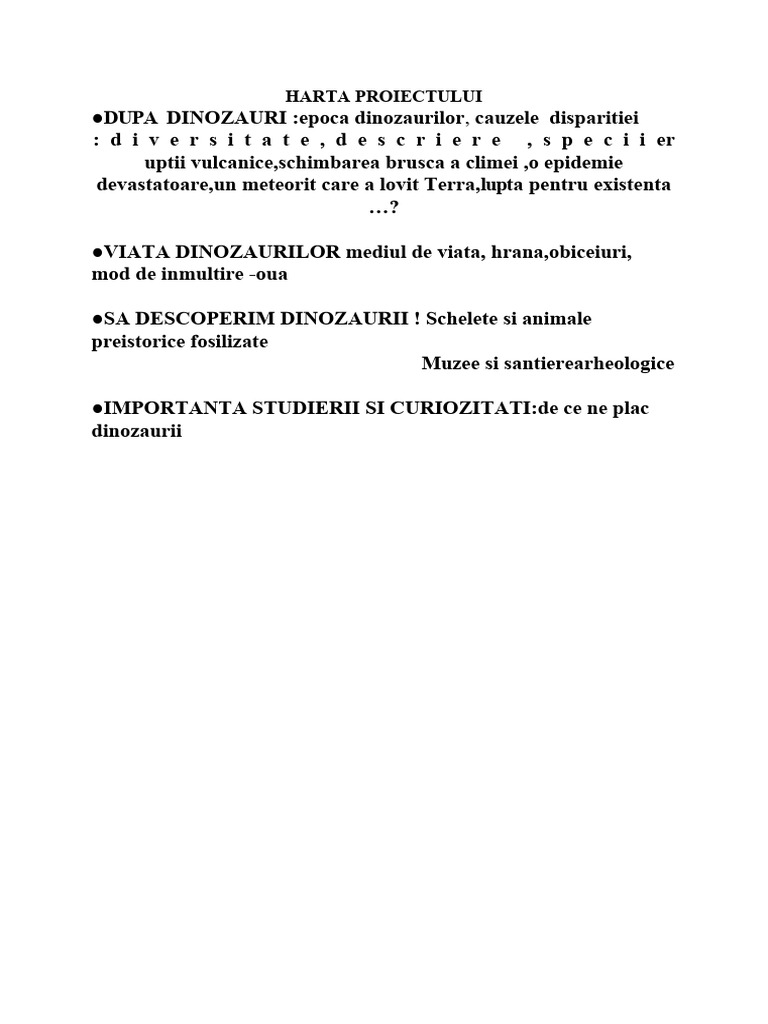 Despre Dinozauri | PDF