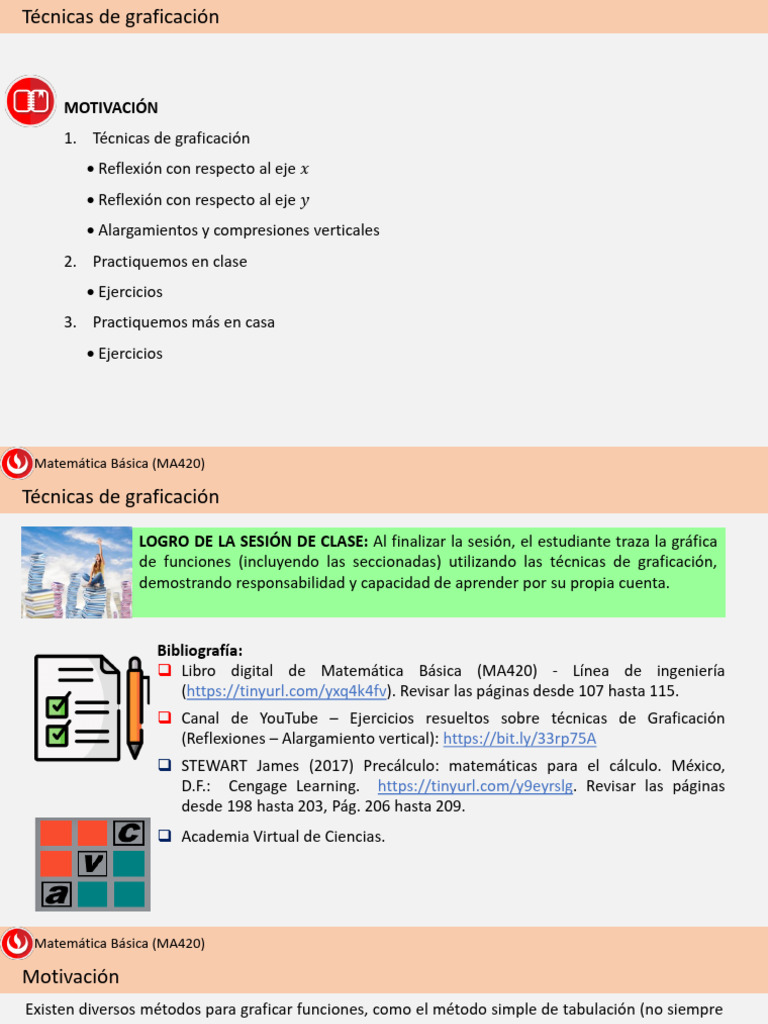 Técnicas de Graficación Parte 2 - PPT | PDF | Ecuaciones | Matemáticas