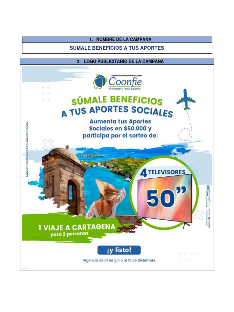 Sumale Beneficios A Tus Aportes Sociales | PDF