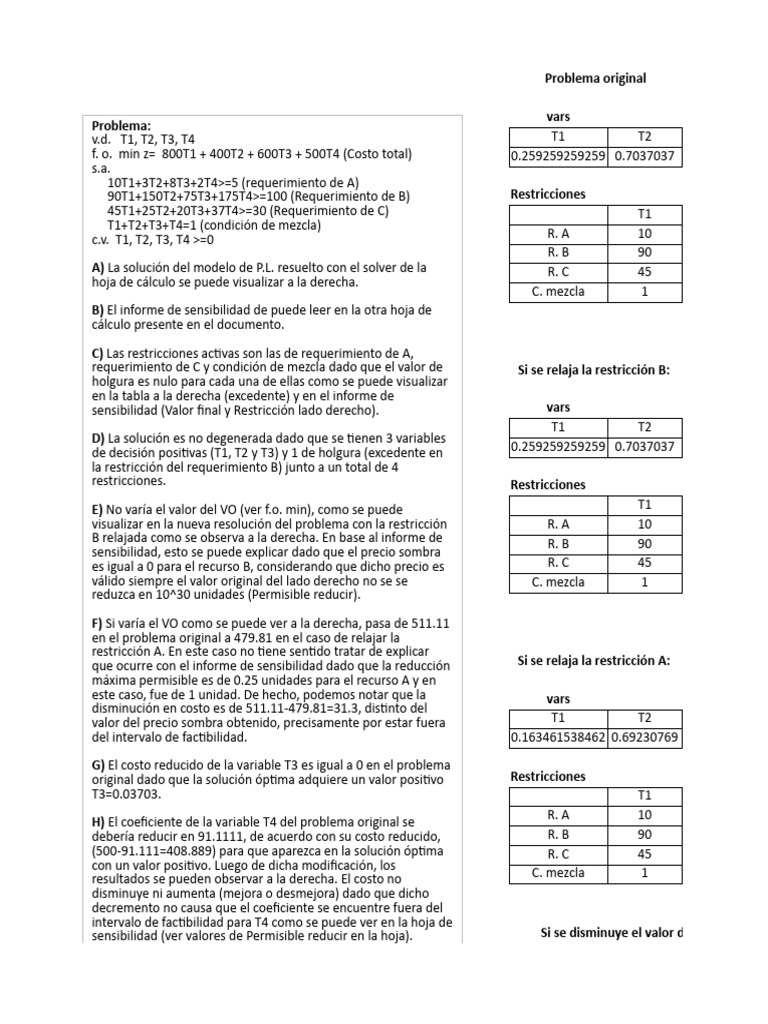 Ejercicios Modelos Lineales | PDF