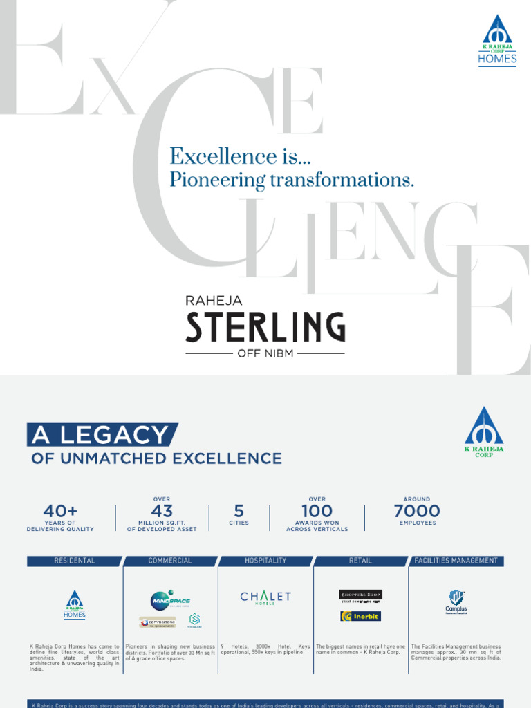 Raheja Sterling Brochure-1 | PDF | Buildings And Structures