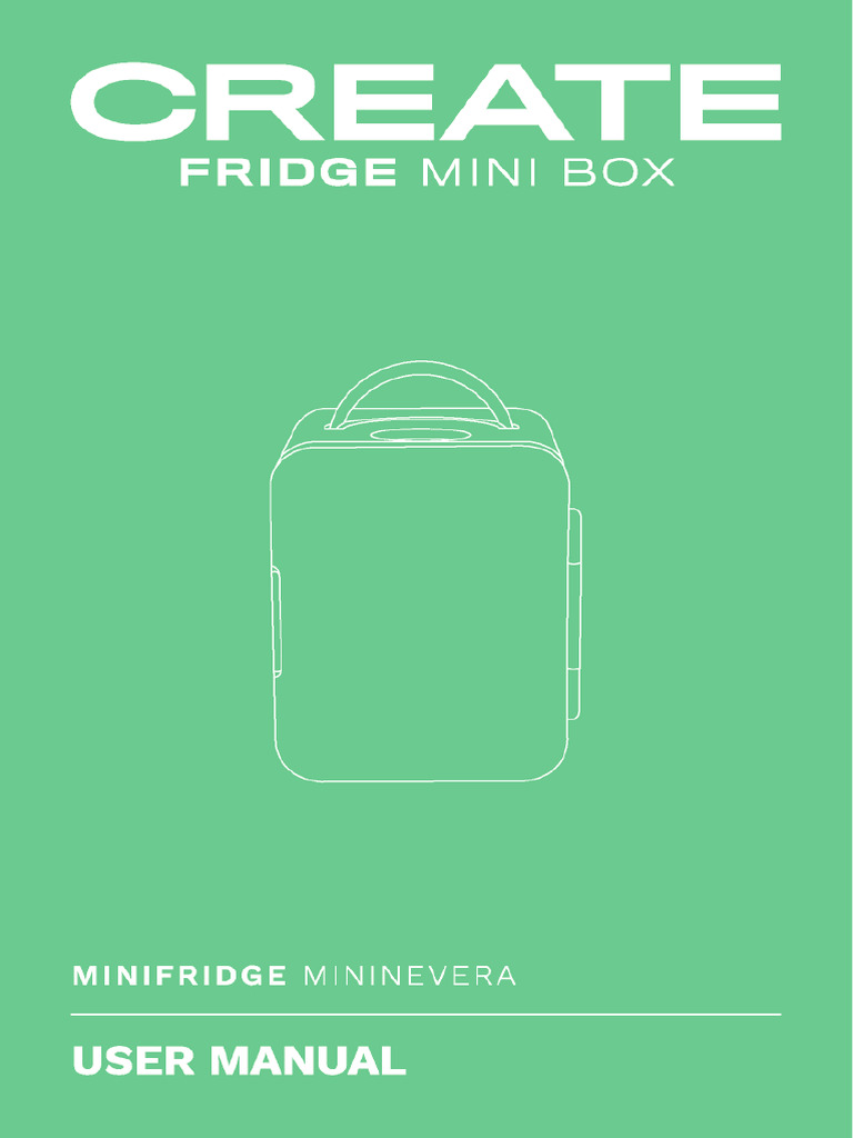 LOW MANUAL CREATE FRIDGE MINI BOX Green | PDF