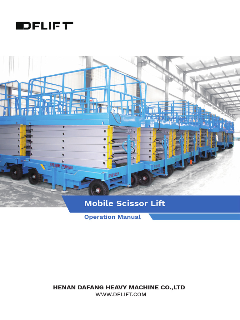 Instruction For Mobile Scissor Lift | PDF