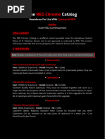 Cyberpunk Red Reference Sheets Fixed | PDF | Equipment | Firearms