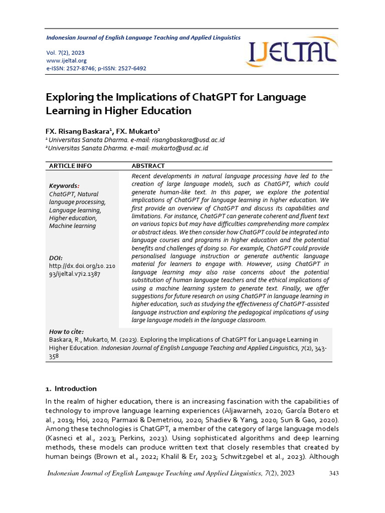 Chatgpt | Download Free PDF | Learning | Language Acquisition