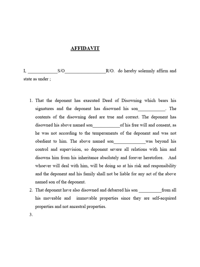 Affidavit | PDF