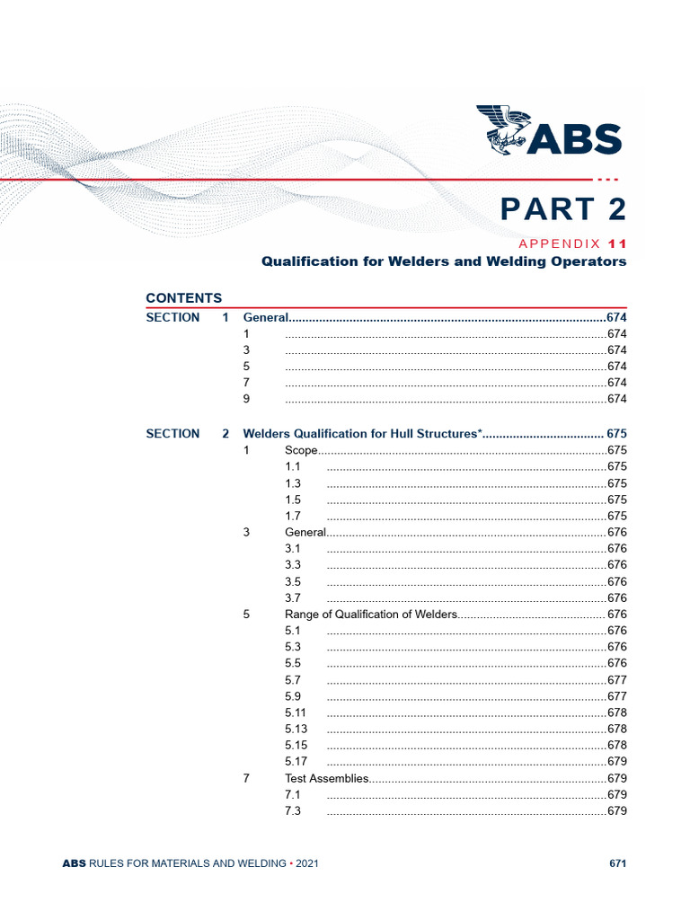 Part-2-July21 A P P E N D I X 1 1 Qualification For Welders and Welding ...