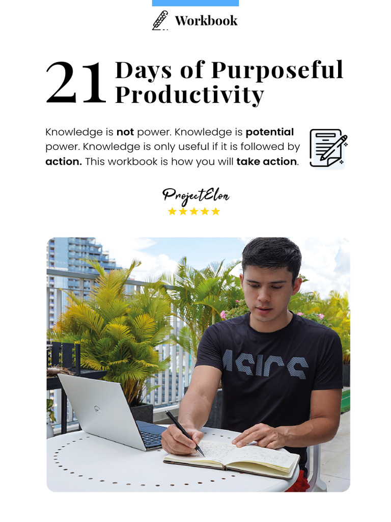 21 Days of Purposeful Productivity PDF | PDF | Goal | Cognitive Psychology