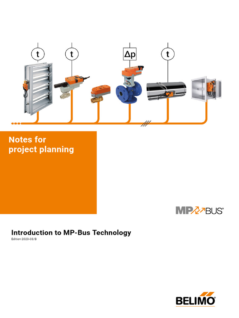 Belimo - Notes For Project Planning - Introduction MP Bus Technology ...