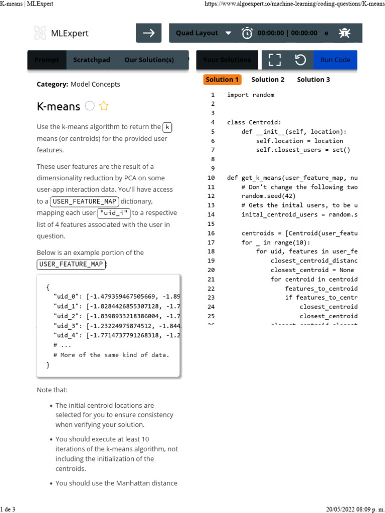 K Means MLExpert | PDF | Algorithms And Data Structures | Theoretical Computer Science