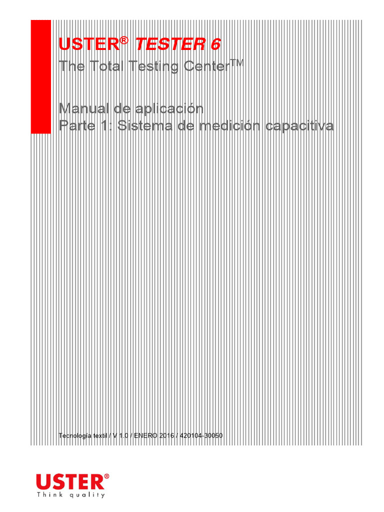 UT6 Application Handbook Part 1 - Spanish | PDF | Medición | Desviación ...