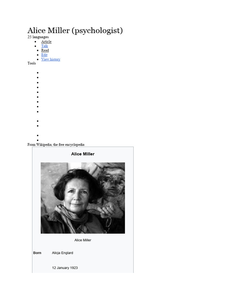 Alice Miller Pdf