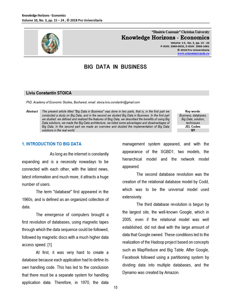 Big Data in Business | PDF | Big Data | Data