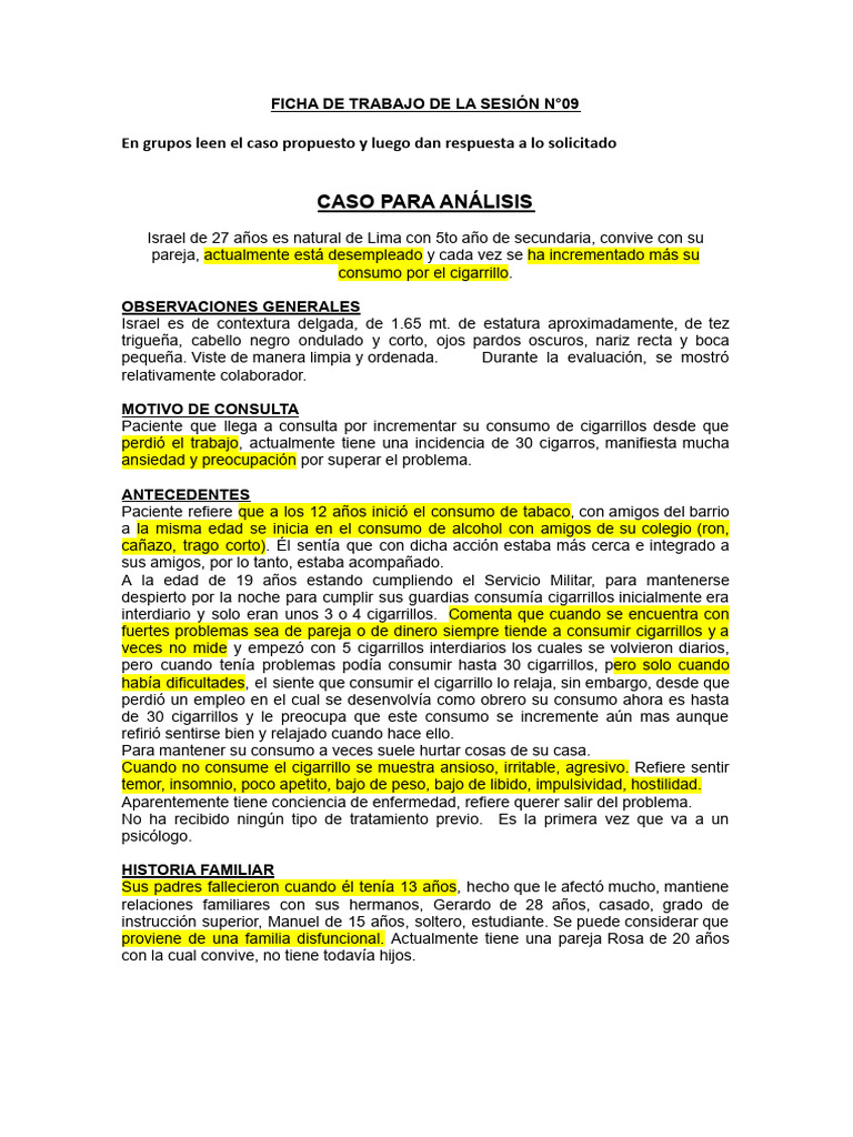 FICHA - DE - TRABAJO - CONTRASTACIÓN - DE - HIPÓTESIS - Sesión 09 | PDF