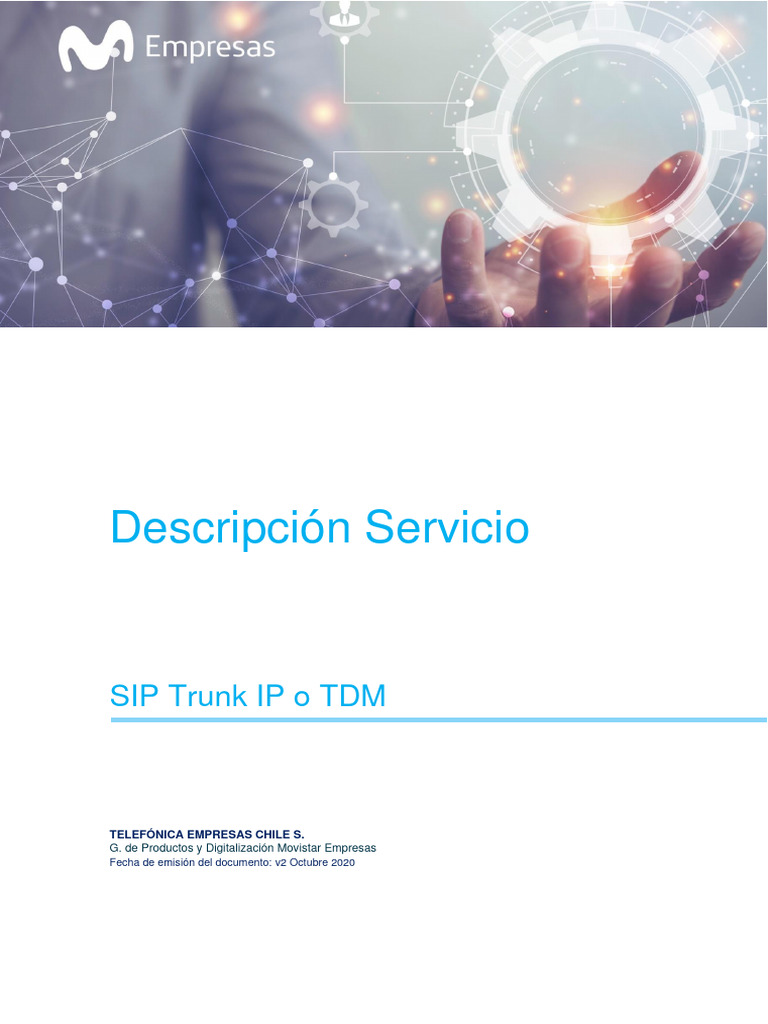 Servicio SIP Trunk IP_TDM V2 | PDF