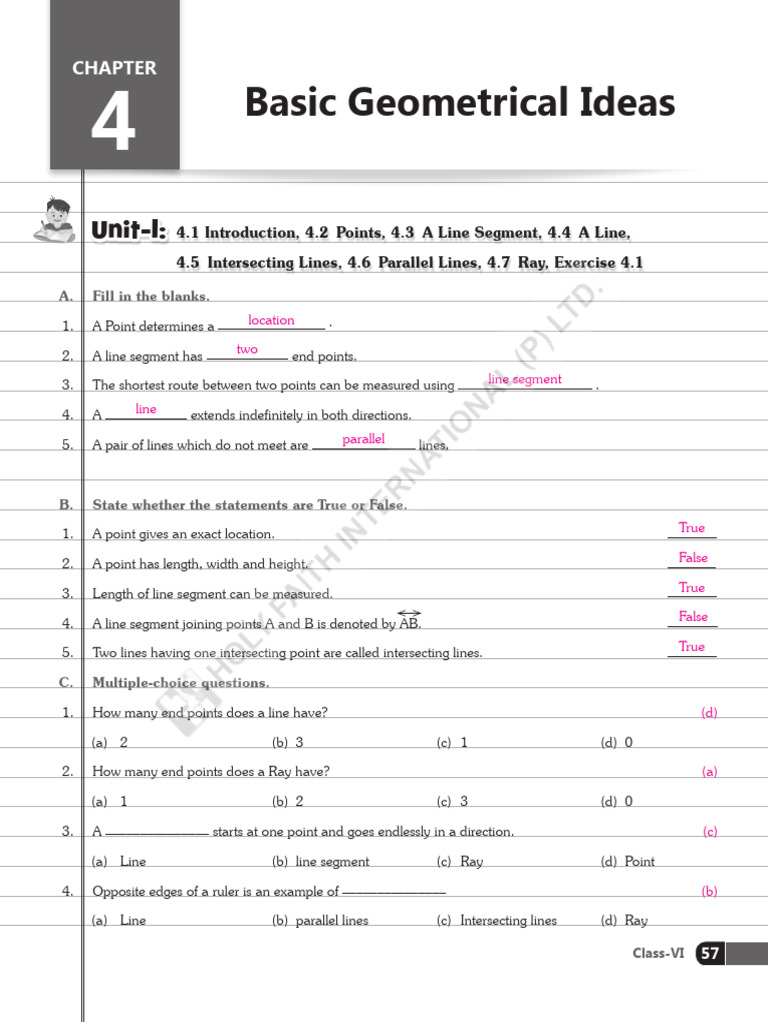 Basic Geometrical Ideas | PDF | Circle | Triangle