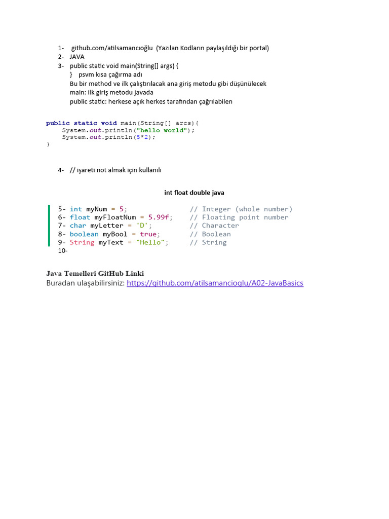 Udemy Java, Kotlin, Android Mobil Uyg. Notes | PDF