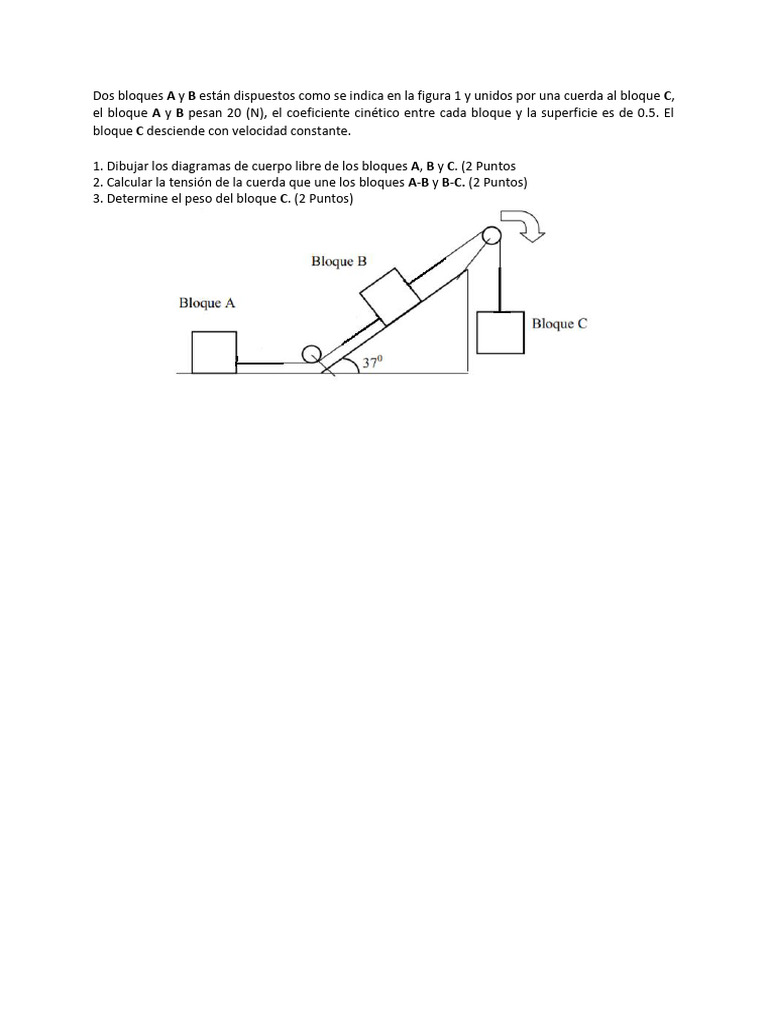 Ejercicio Resuelto Leyes de Newton 2 | PDF | Mecánica de Medios ...