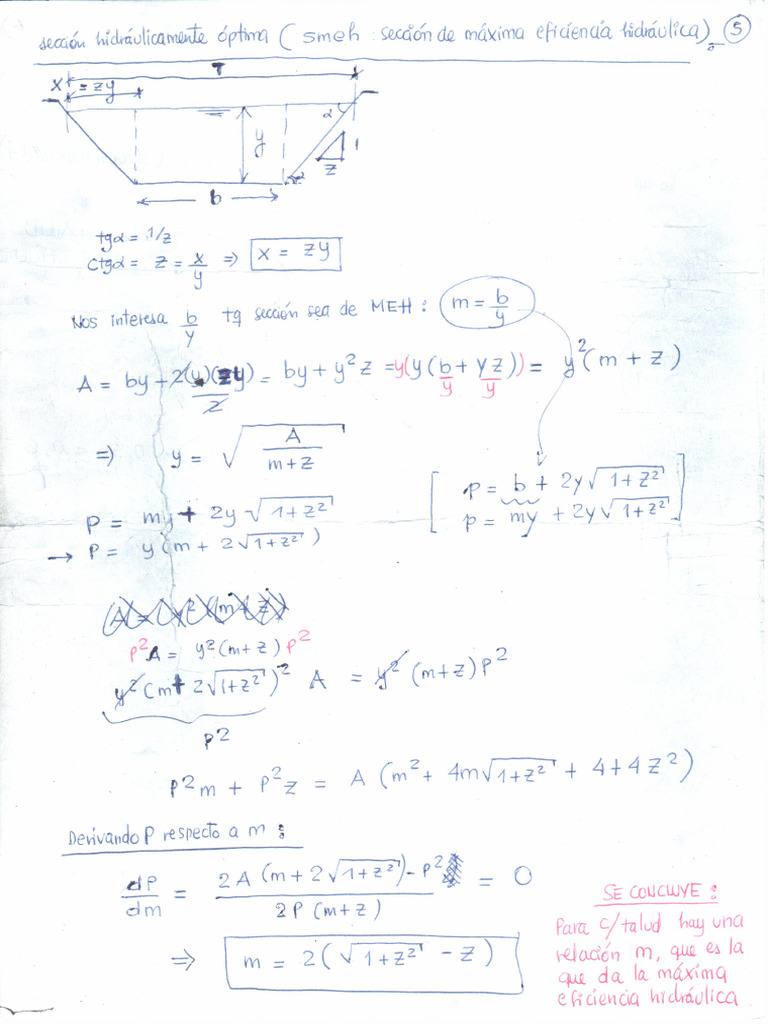 Smeh Sección Trapezoidal Apuntes Complementarios | PDF