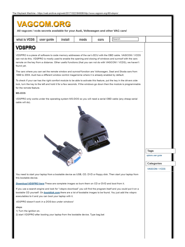 Vdspro - Vagcom - Org en | PDF