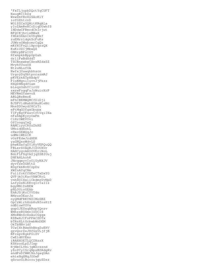 Random Text Compilation | PDF