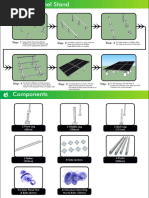 Fixed Solar Mounting Structure Drawing | PDF | Equipment