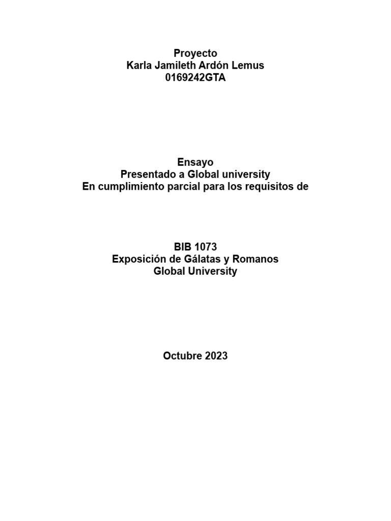 Proyect 1 | PDF | Pecado | Justificación (teología)