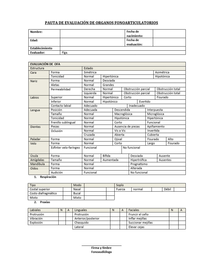 Pauta Ofa | PDF | Cara | Cabeza y cuello humanos