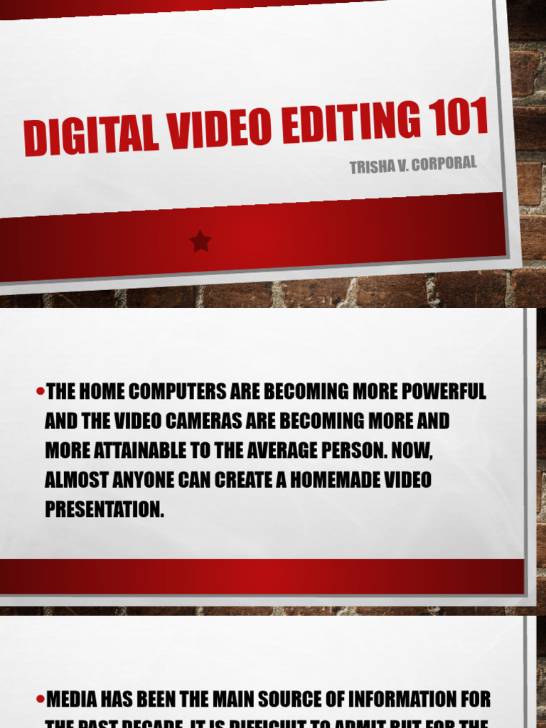 Digital Video Editing 101 | PDF | Central Processing Unit | Microsoft Windows