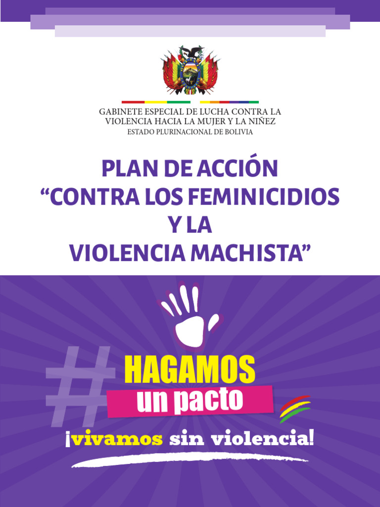 Plan de Acción contra feminicidio y violencia machista | PDF | La violencia contra las mujeres ...