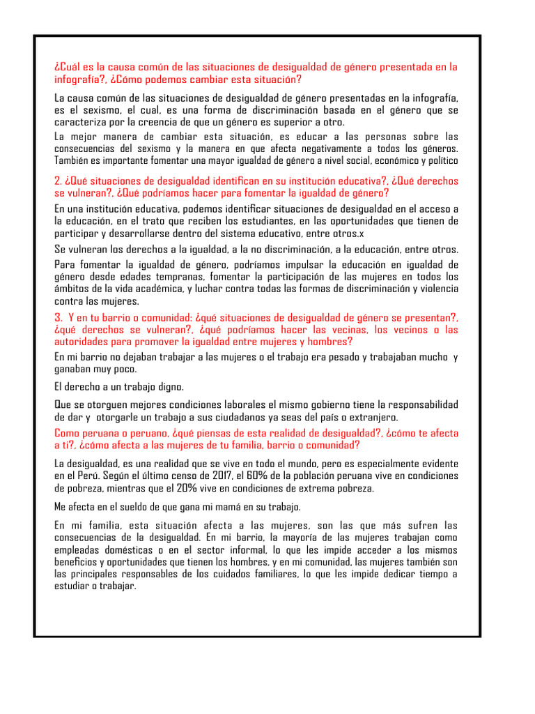 Tarea de DPCC | PDF | Estudios de género | Igualdad de género