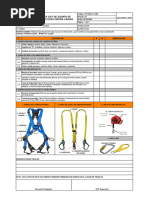 Check List Arnes de Seguridad | PDF