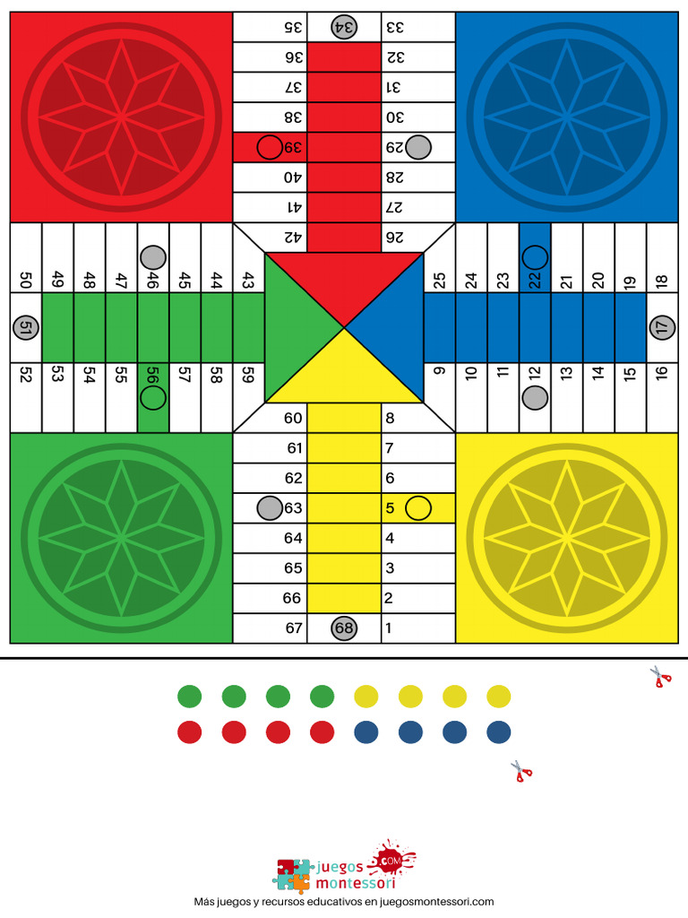 Tablero Parchis para Imprimir | PDF