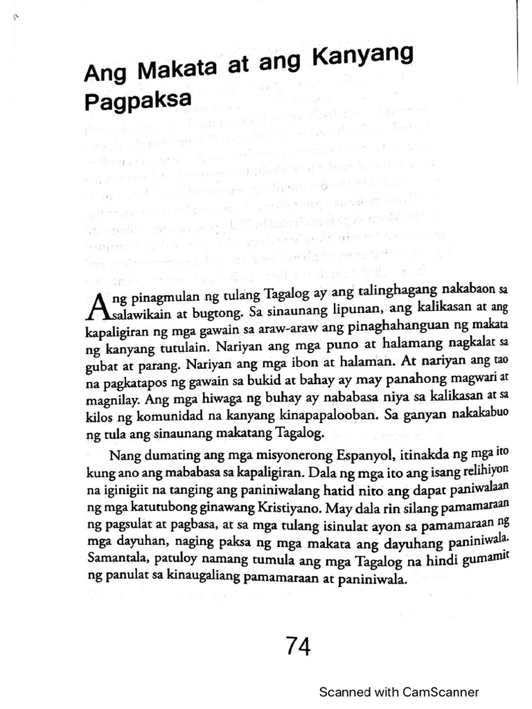 Ang Makata at Ang Kanyang Pagpapaksa | PDF