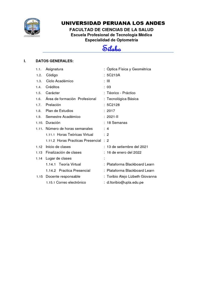 III - 5C213A - Opt Fis y Geom - TM-OP | PDF | Ligero | Óptica