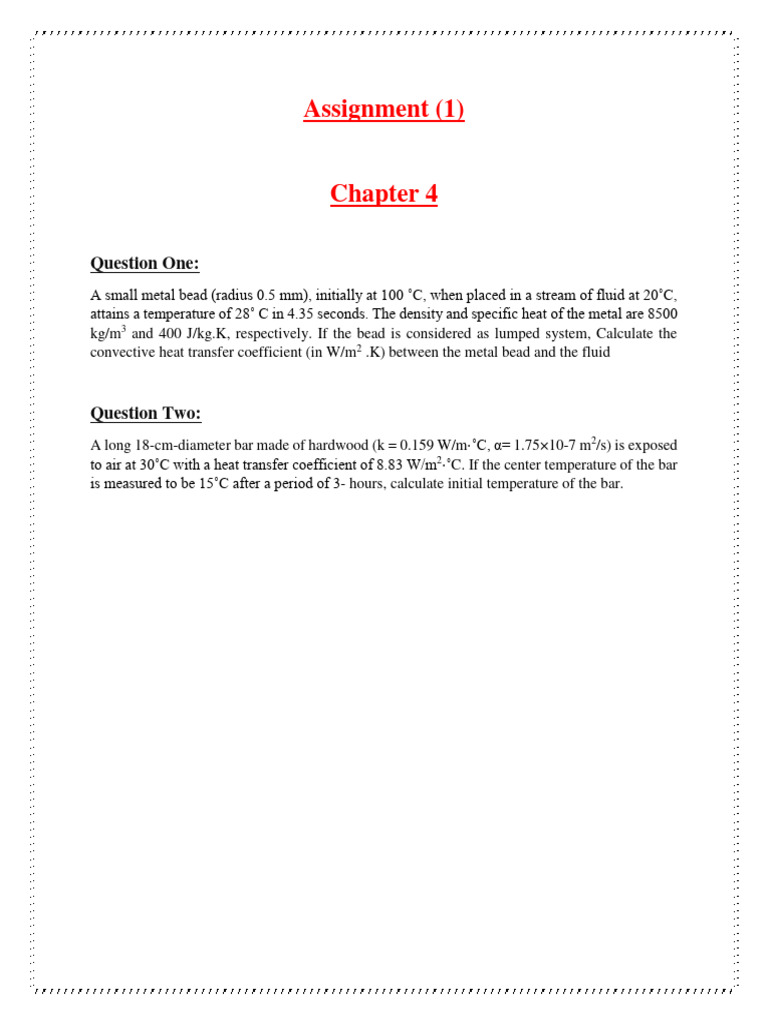Assignment Chap 4 | PDF | Science & Mathematics