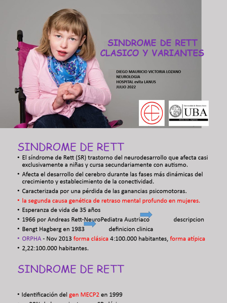 Síndrome de Rett: Guía Completa | PDF | Salud y bienestar