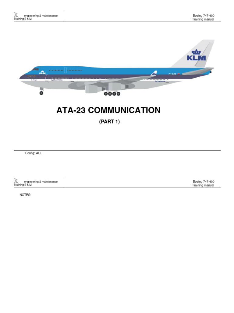 ATA-23-1-03-01 | PDF | Cockpit | Avionics