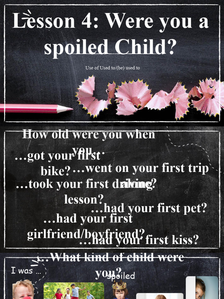 Childhood Memories and Grammar Practice | PDF