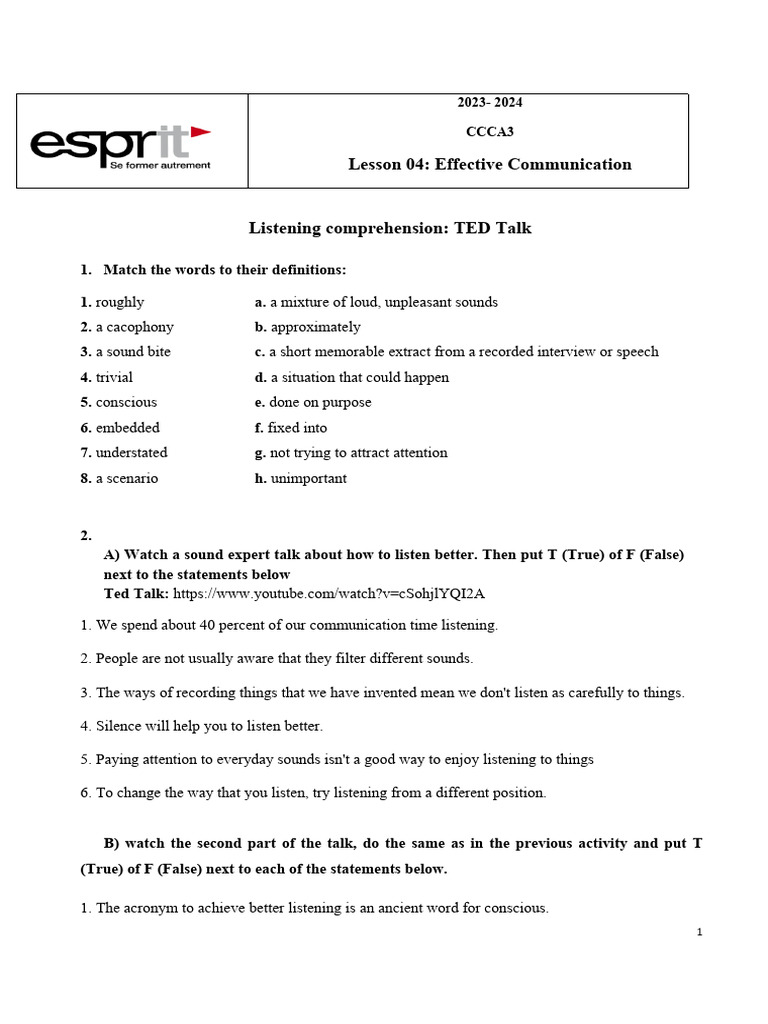 Effective Communication Skills Guide | PDF