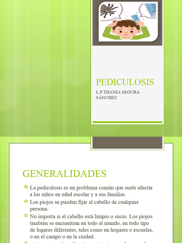 Guía sobre Pediculosis y Piojos | PDF | Salud y bienestar