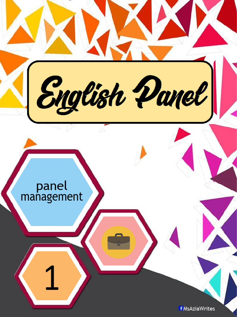 English Panel Files Templates | PDF