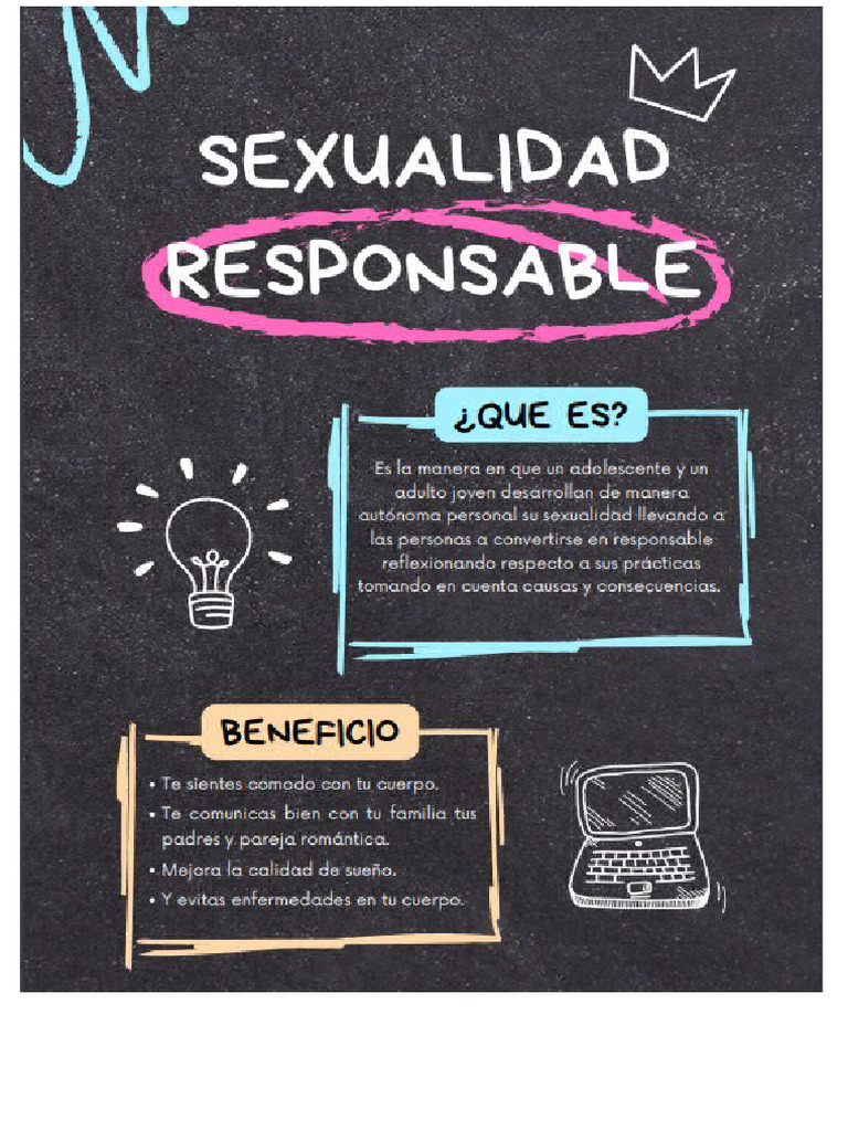 Afiche de La Sexualidad Responsable | PDF