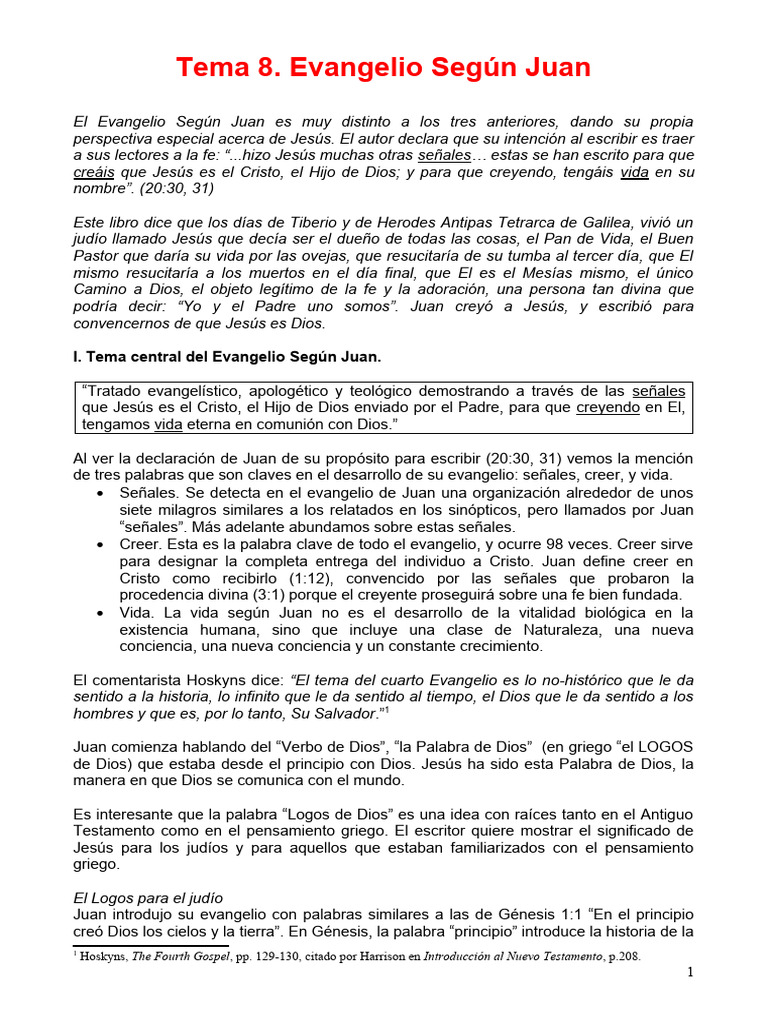 Tema 01-Juan | PDF