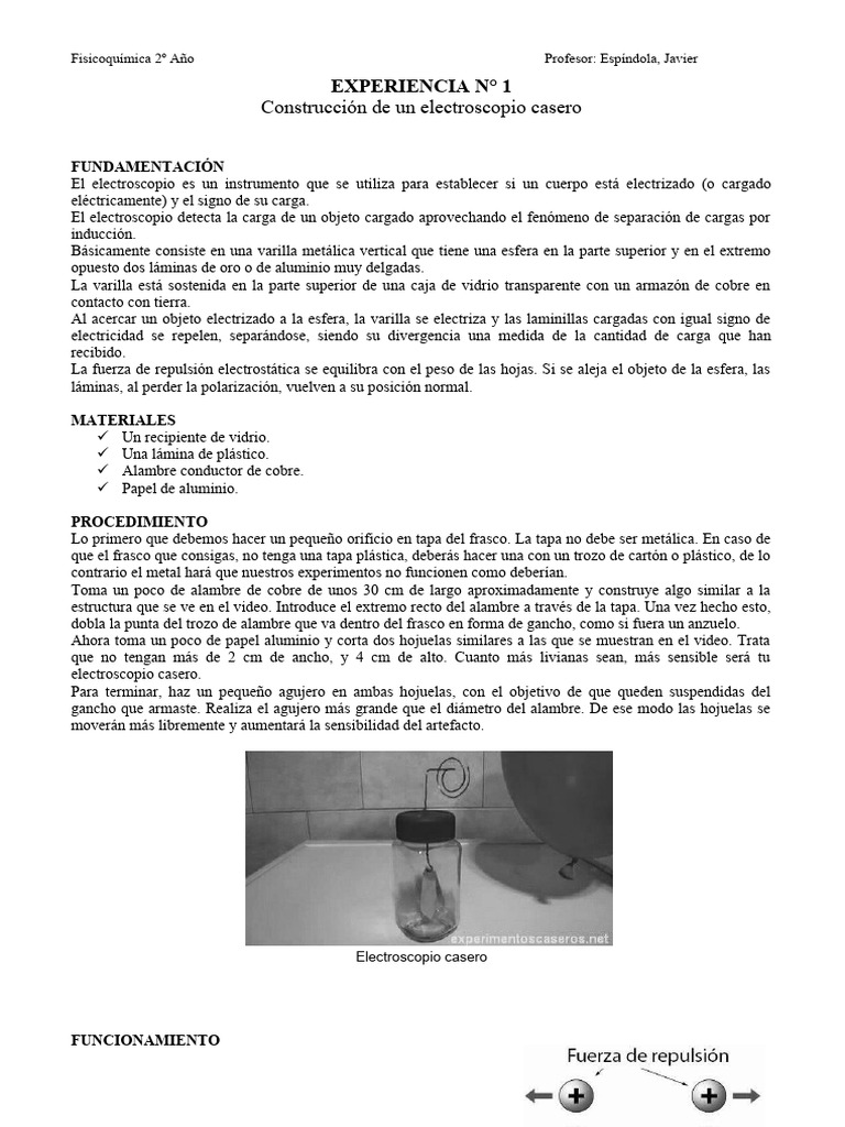 FQ2 Electroscopio | PDF