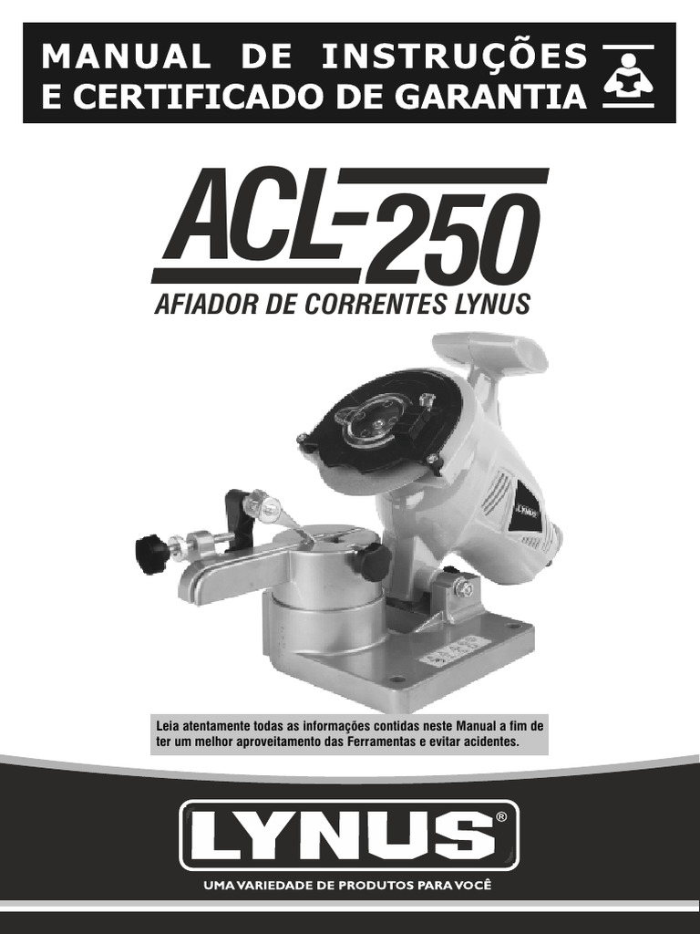 Acl 250 Afiador de Corrente Lynus 38 | PDF