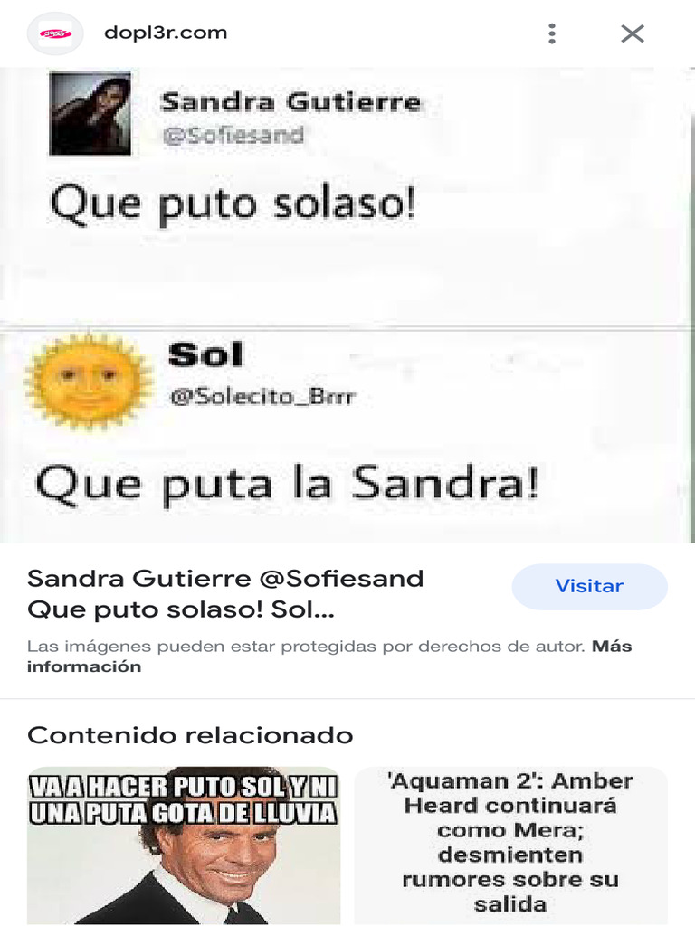 Meme Puto Sol Puta Sandra - Búsqueda de Google | PDF
