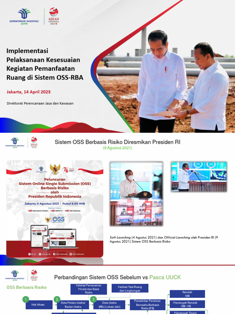 Implementasi KKPR Di Sistem OSS RBA - 1404 | PDF