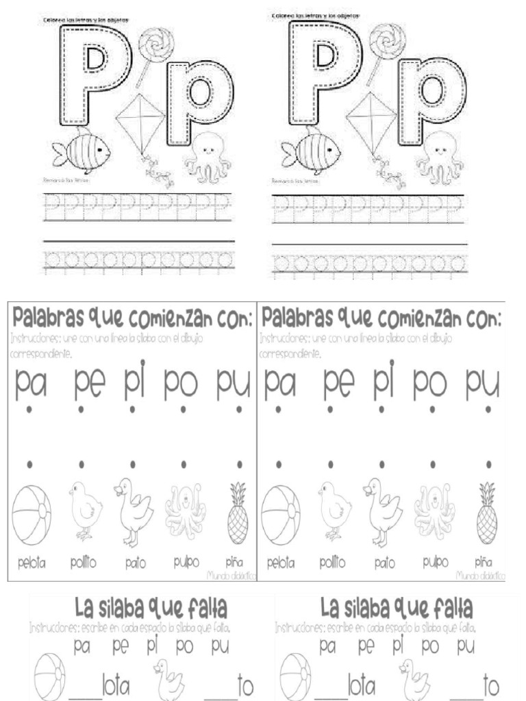 Letra P | PDF